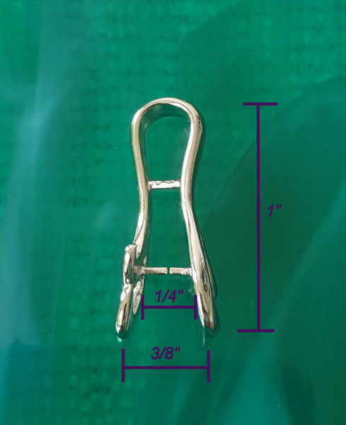 Jewelry Findings - Bails - Antique Silver Large Curvy Pinch Bails ...